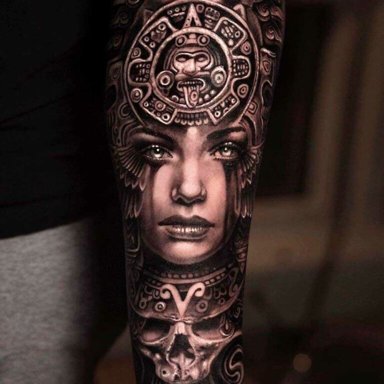 37 Ideas Para Tatuajes De Guerreros Aztecas • 2025